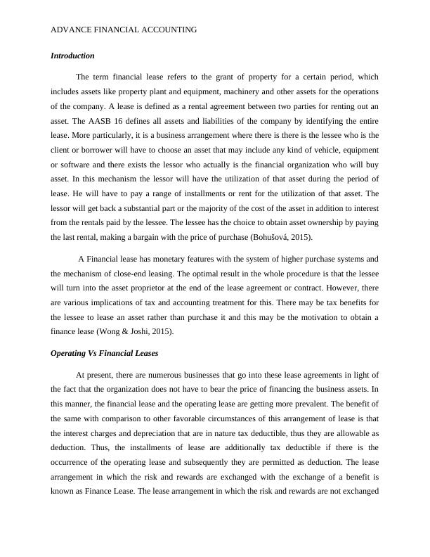 Impact of AASB 16 on Lease Accounting: A Case Study of JB Hi-Fi