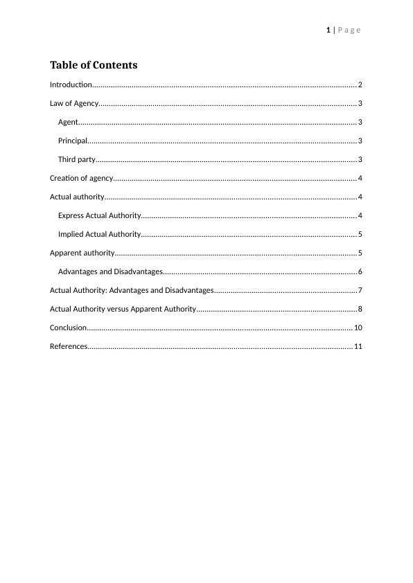 Actual Authority versus Apparent Authority: Critical Evaluation
