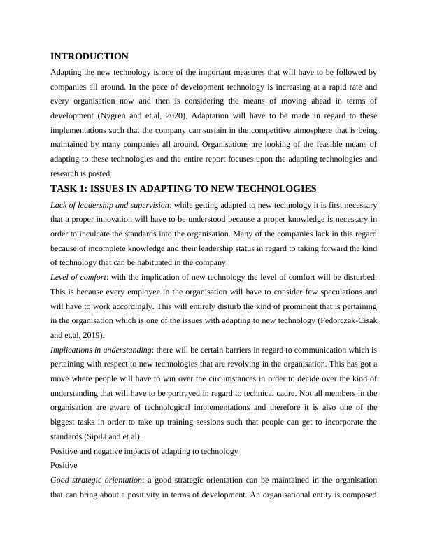 Adapting to New Technology: Issues, Importance of Learning, Personal ...