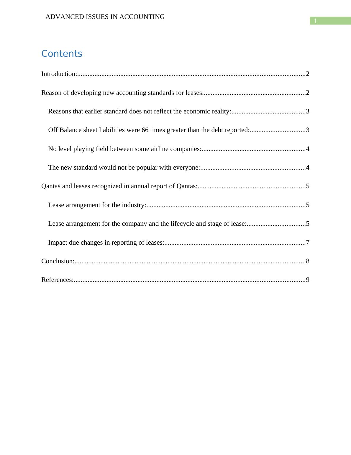 CO5123 Advanced Accounting: AASB 16 Impact Analysis