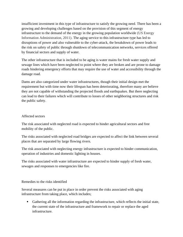 Risks Associated with Aging Infrastructure in Transport and ...