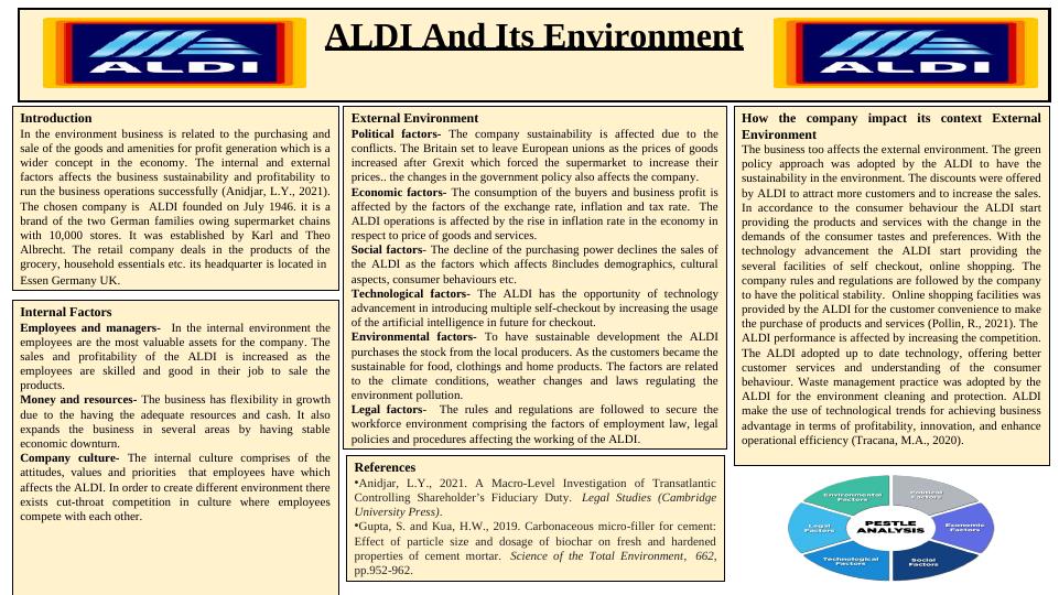 Report: Understanding ALDI's Business Environment Dynamics