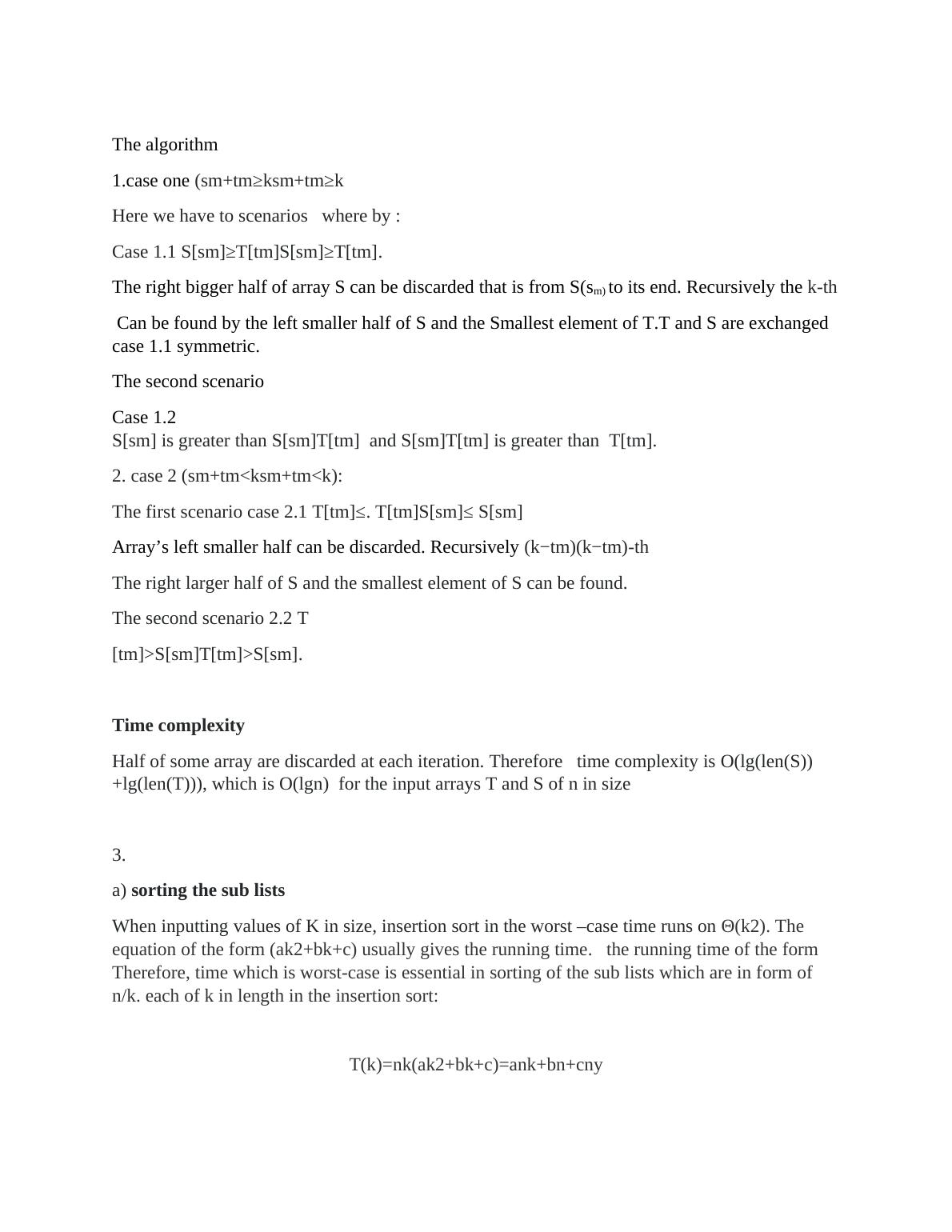 Algorithms for Internal Node Children, Kth Smallest Key, Sorting ...