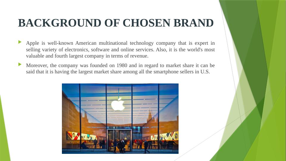 Brand Extension Report for Apple: Principles of Marketing