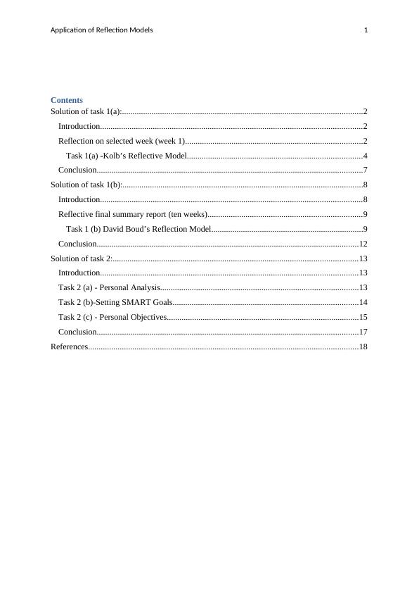 EVRE5017: Evaluation and Reflection using Kolb & Boud