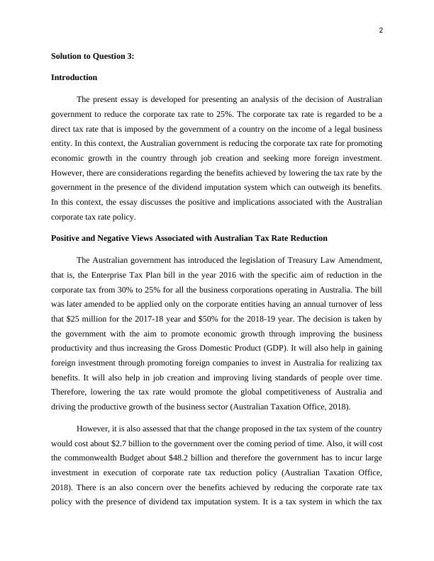 Financial Management: Corporate Tax and CAPM Analysis