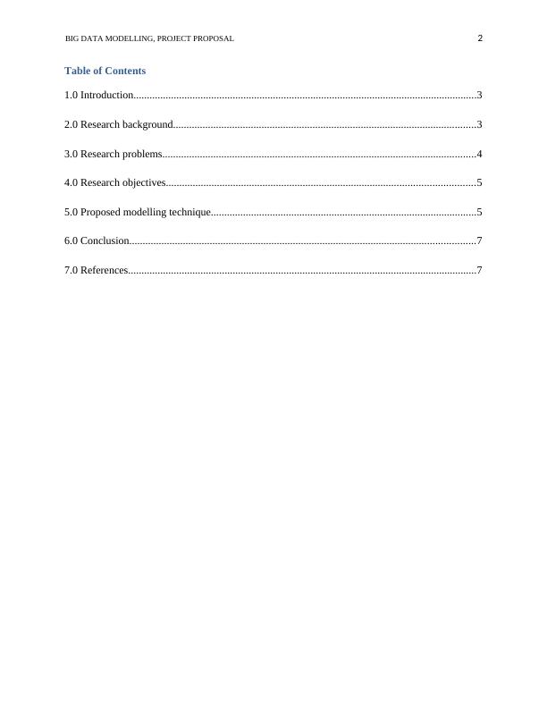 Big Data Modelling Proposed Feature Based Modelling Technique