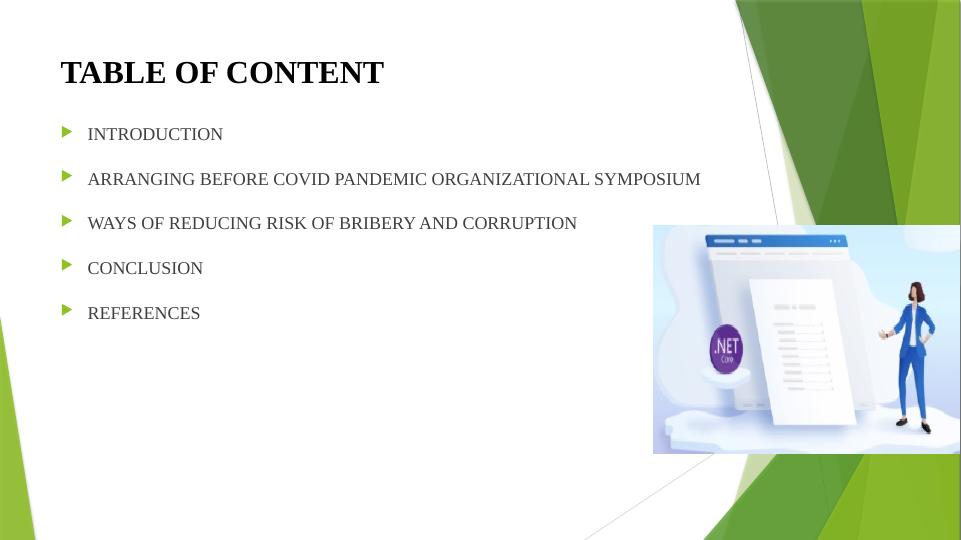 Ethical Symposium: Presentation on Bribery Risk Prevention