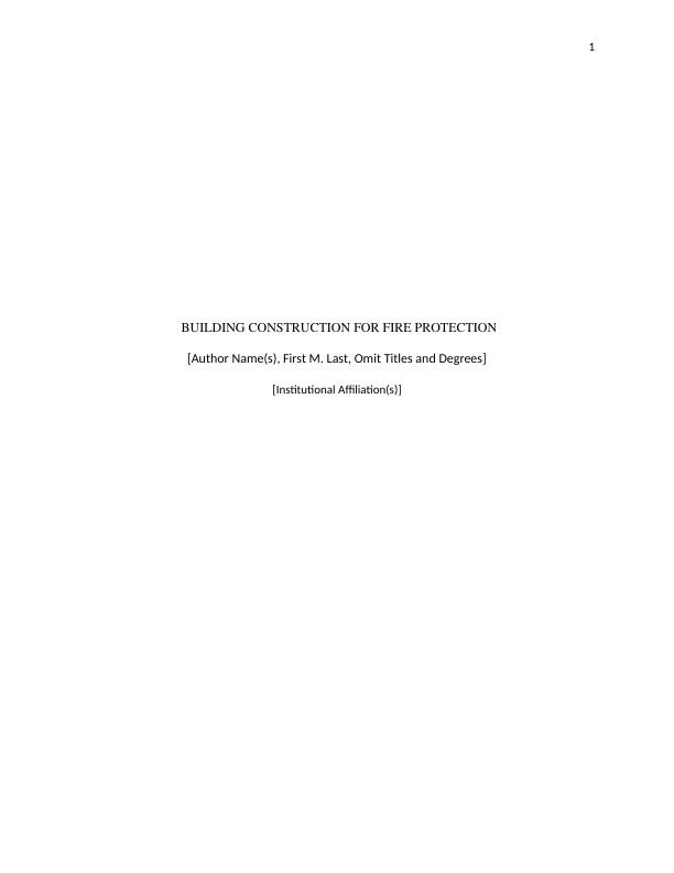 Building Construction Types, Designs, Hazards & Firefighting Operations