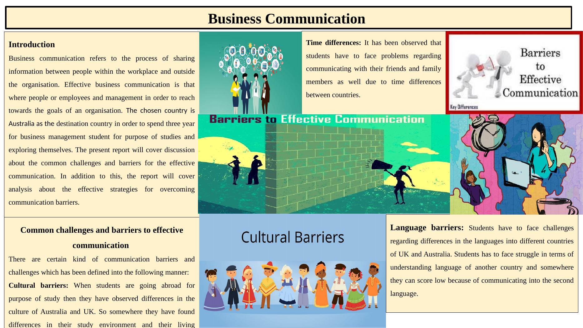 Australia: Business Communication Challenges & Strategies