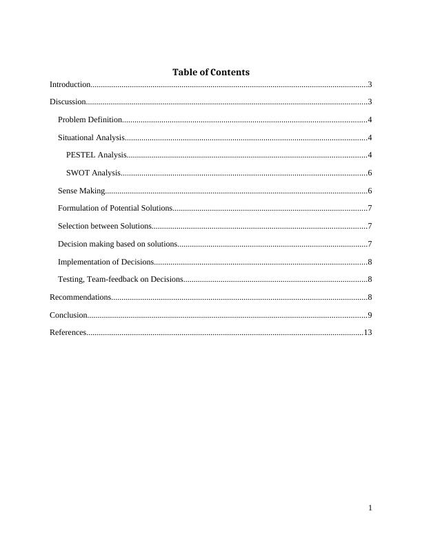 Business Decision Making: Seven Seeds Case Study, MGT602