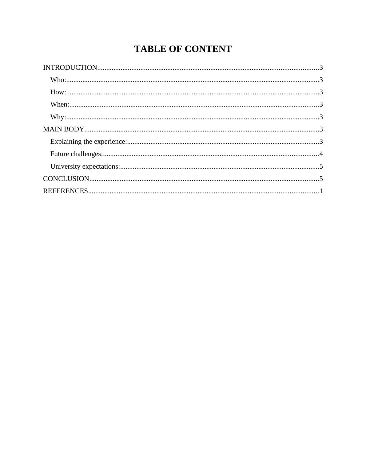 University Reflective Essay: Business Management Module