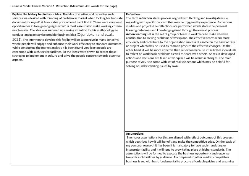 Creating a Winning Business Workbook: Business Model Canvas - Iteration ...