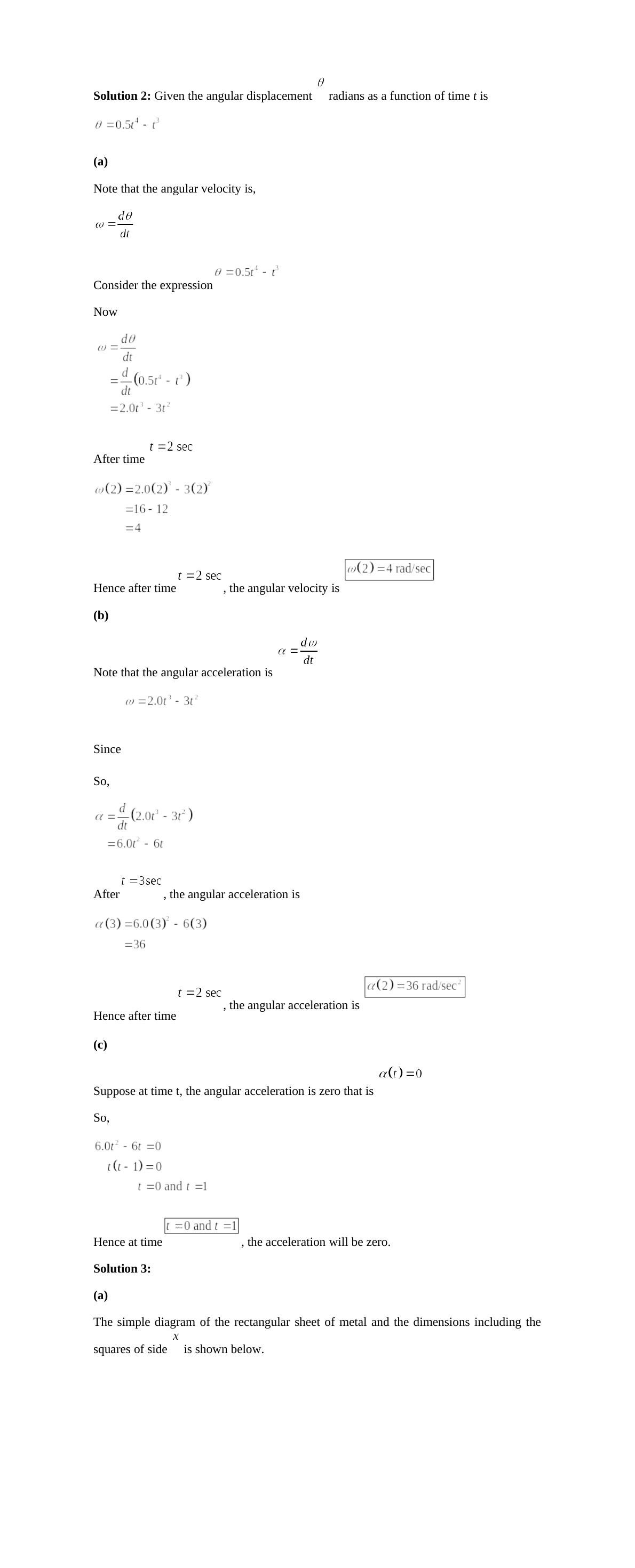 Analytical Methods: Engineering Calculus TMA Solutions