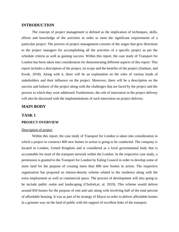 Case Studies in Project Management | Desklib