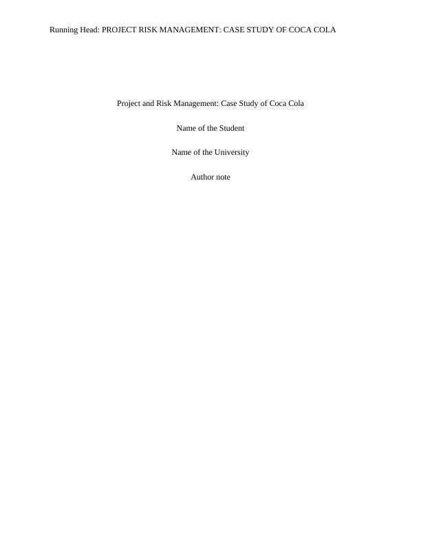 project-and-risk-management-case-study-of-coca-cola