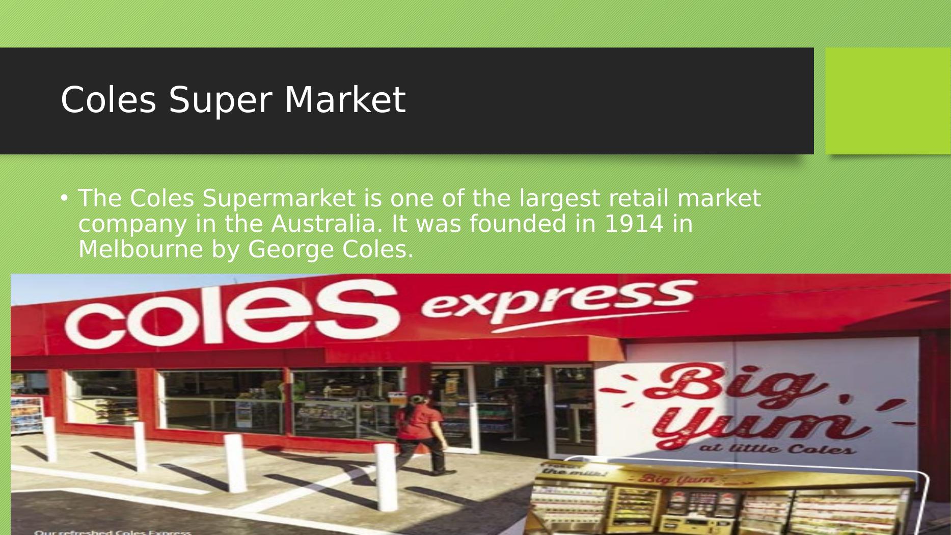 Mobile Applications and Coles Supermarket - Desklib