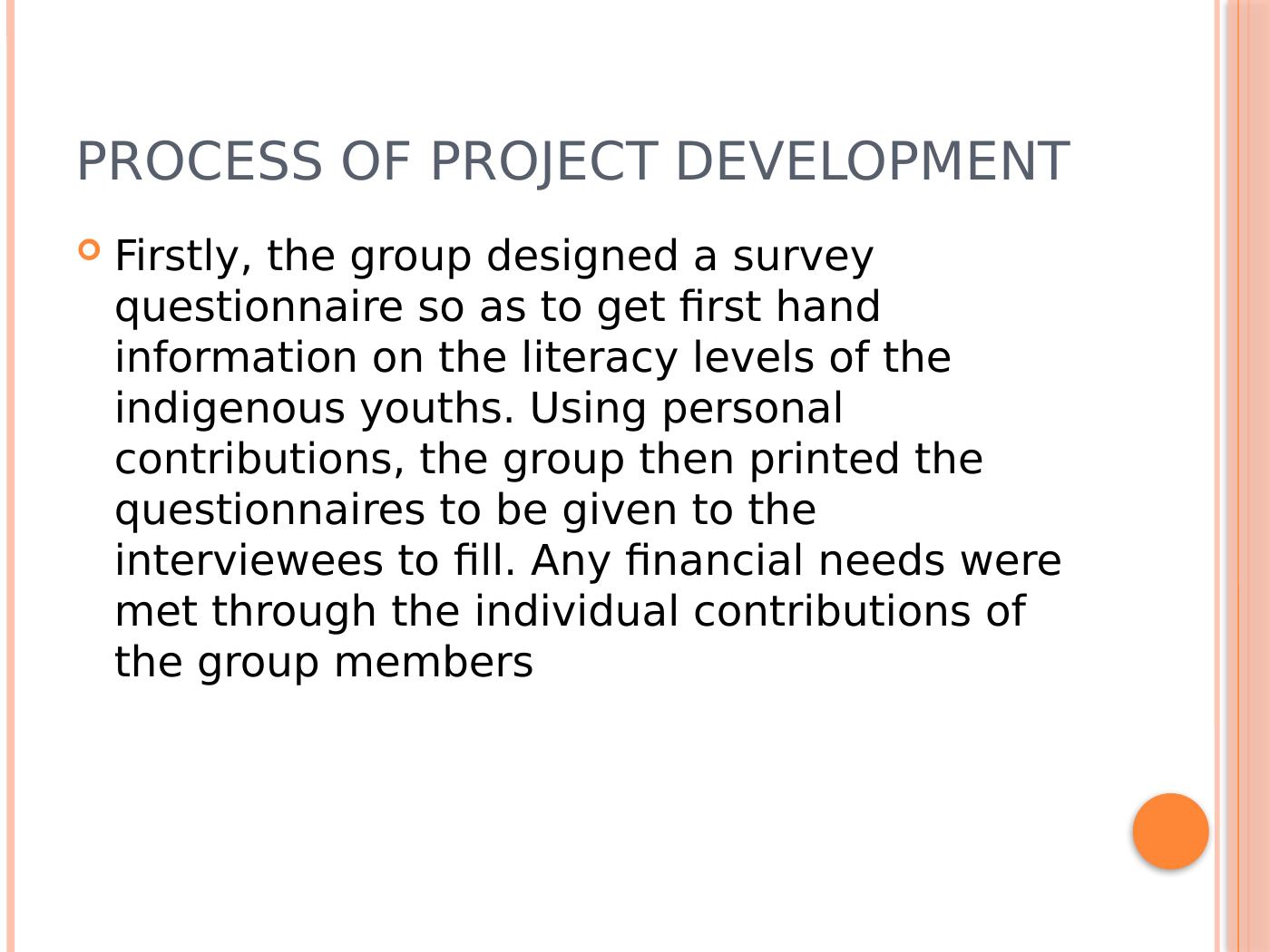 Community Development Project: Process, Barriers, and Expected Outcomes
