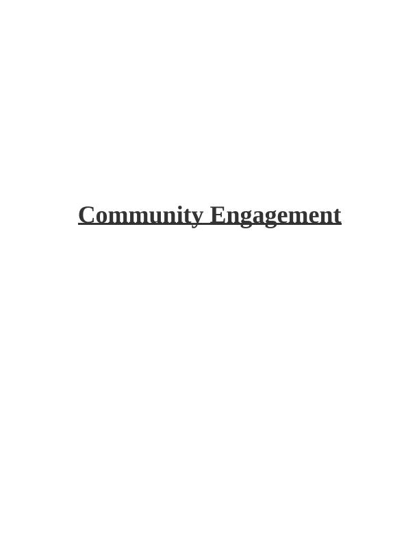 Community Engagement: Principles, Strategies, and Interpersonal Skills