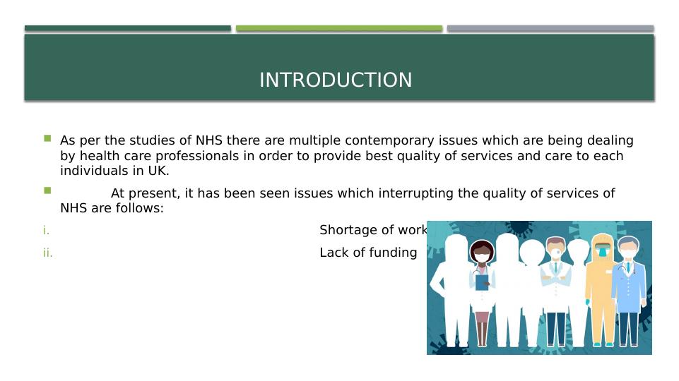 Report on Issues and Challenges in the Healthcare Sector