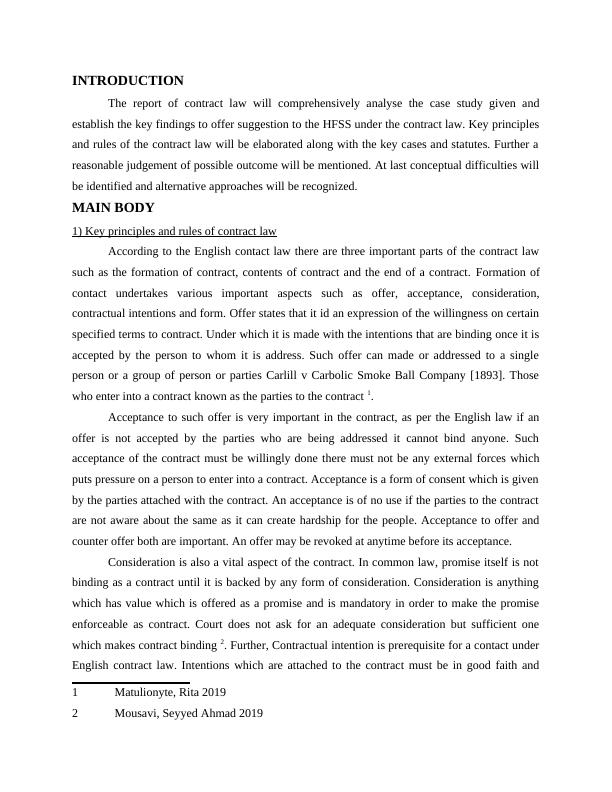 Contract Law: Key Principles, Judgement, and Approaches