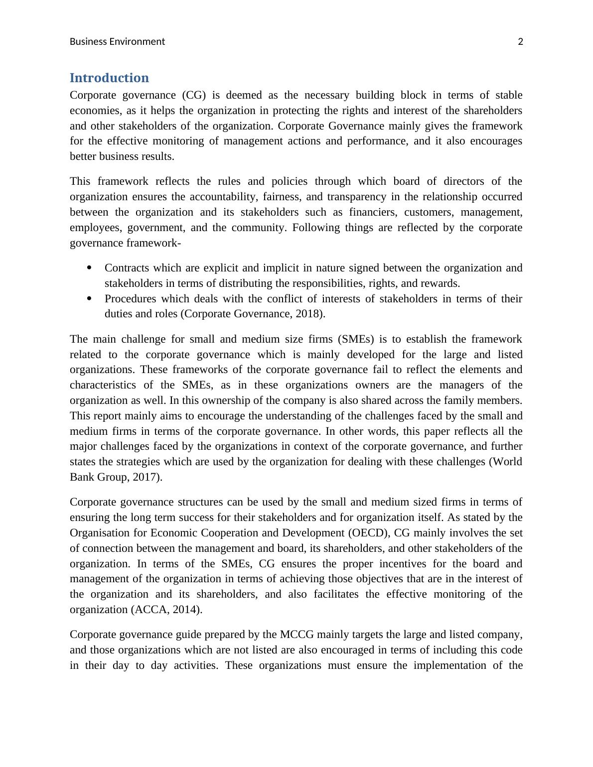 Challenges and Strategies for Corporate Governance in SMEs