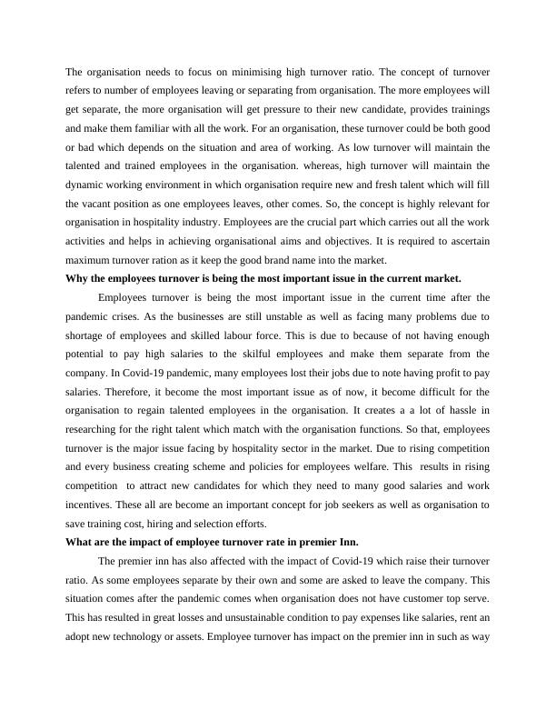 Impact of Covid-19 on Employee Turnover in Hospitality Industry: A Case ...