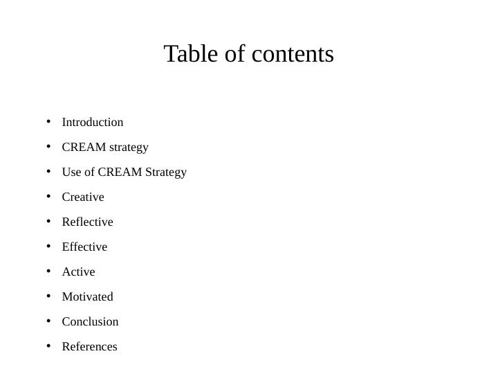Guide: CREAM Strategy to Develop Presentation Skills