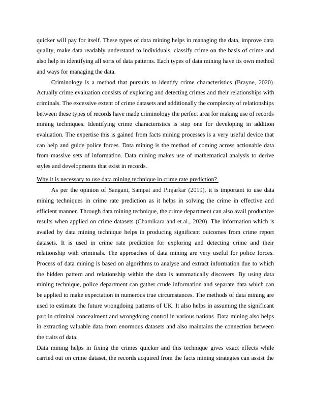 Data Mining In Crime Rate Prediction Desklib