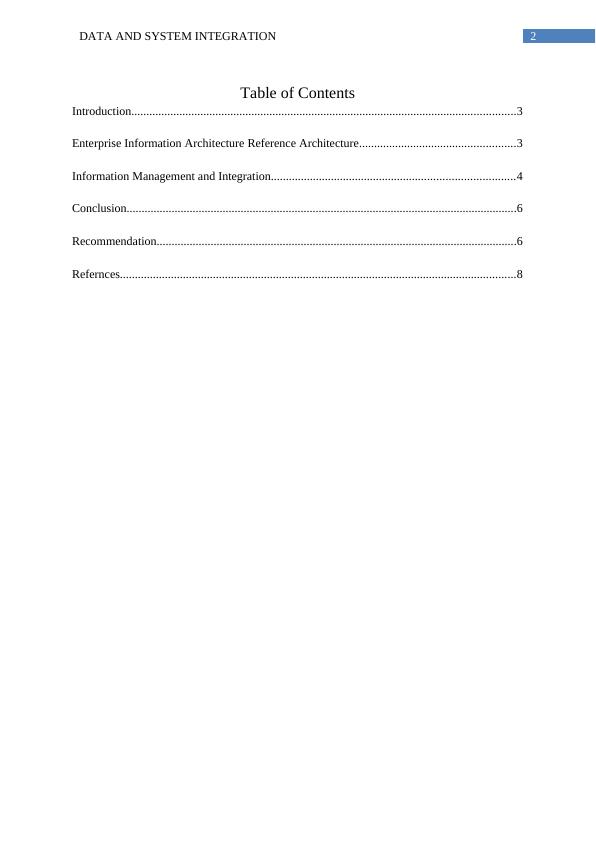 Data and System Integration: Benefits and Challenges - Desklib