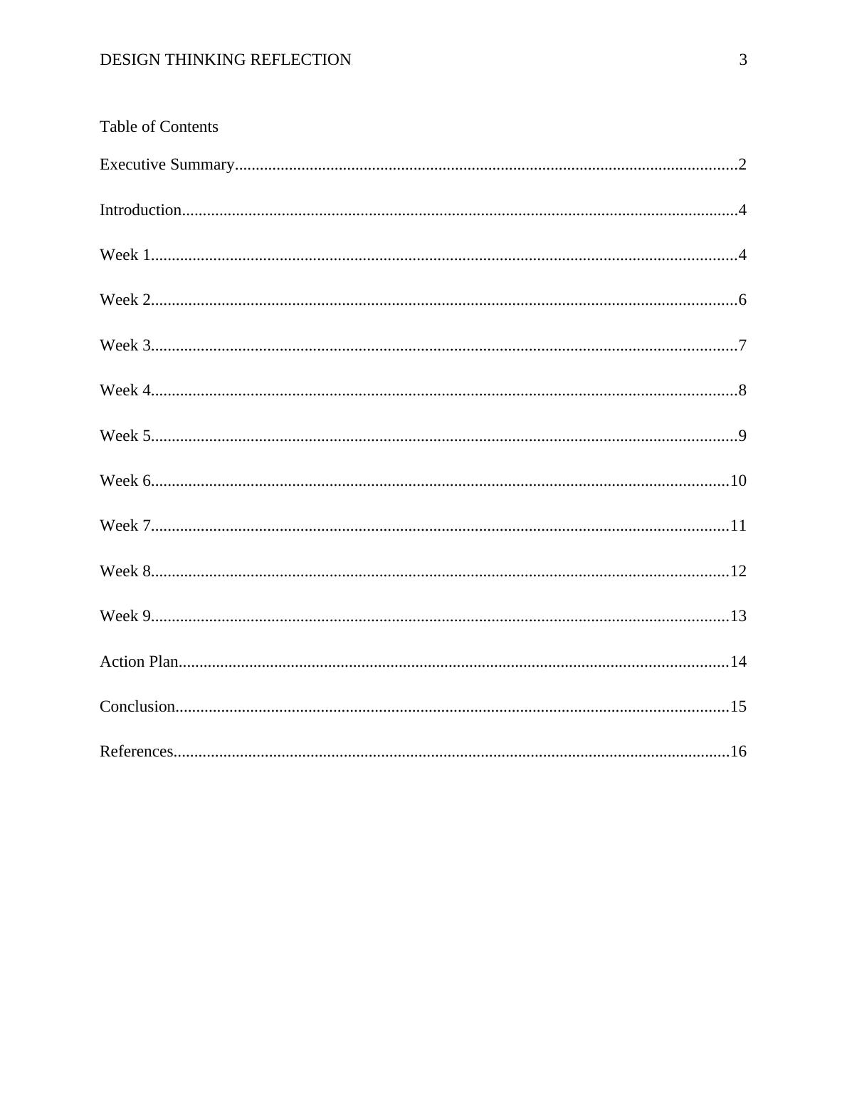 Design Thinking Reflection: Problem-Solving and Innovation Journey