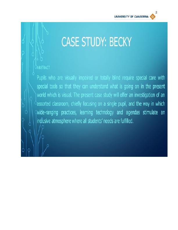 Designing Inclusive Education: Case Study Analysis