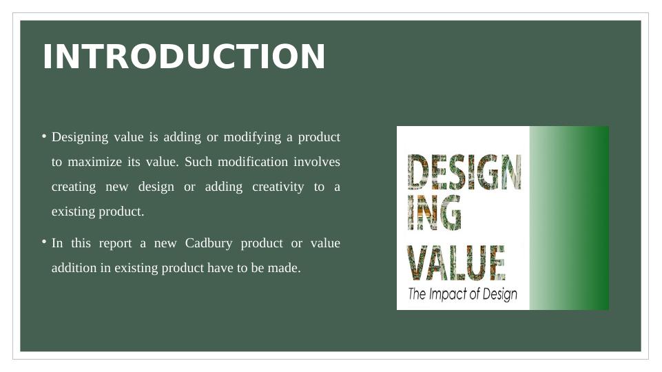 Designing Value: Cadbury's Vegan Dark Chocolate Strategy