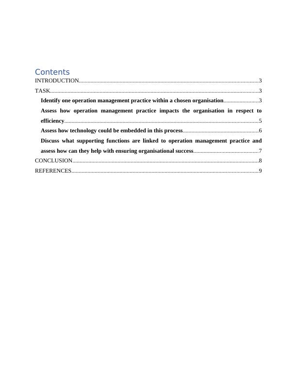 BM563 Operations: DHL's Management Practices and Impact