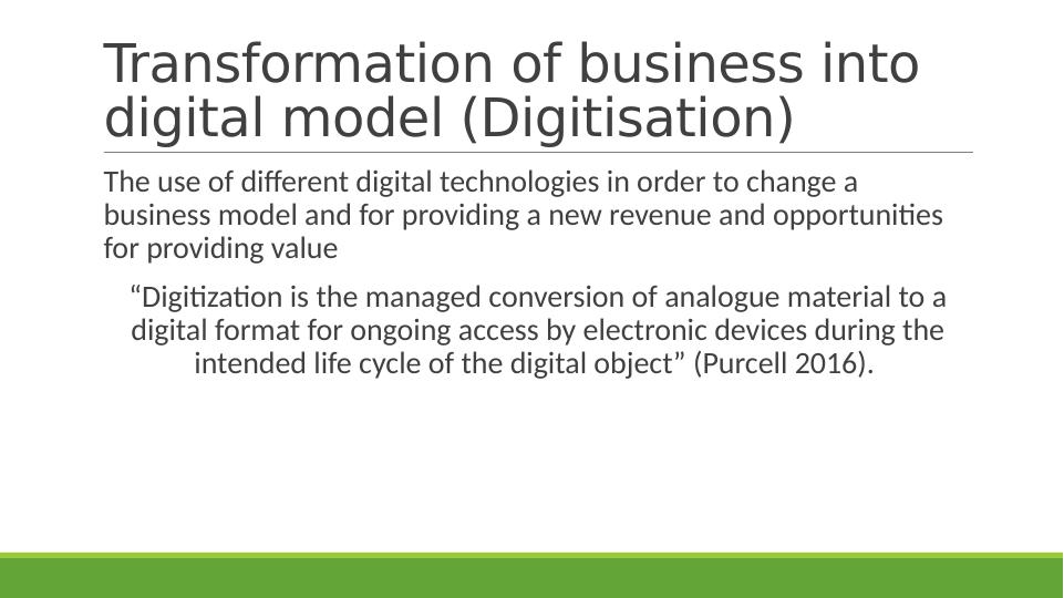 Change Management: Leadership and Digital Transformation