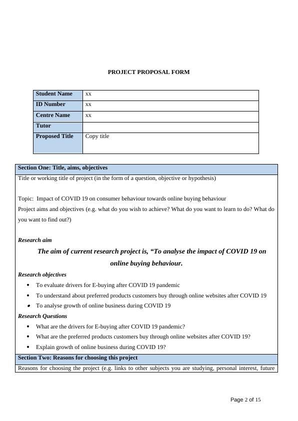 Dissertation Research Portfolio Proposal and Ethics Form | Desklib