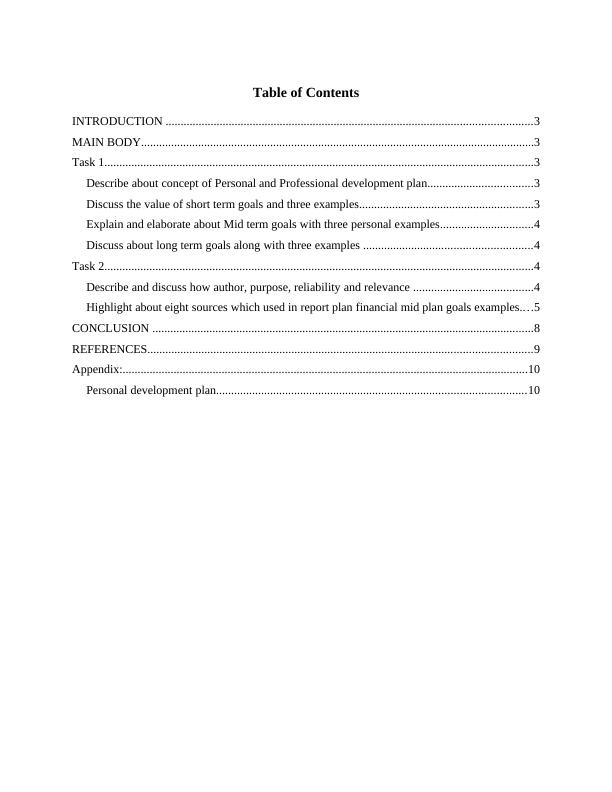 Academic Skills and PDP: Report on Career Development