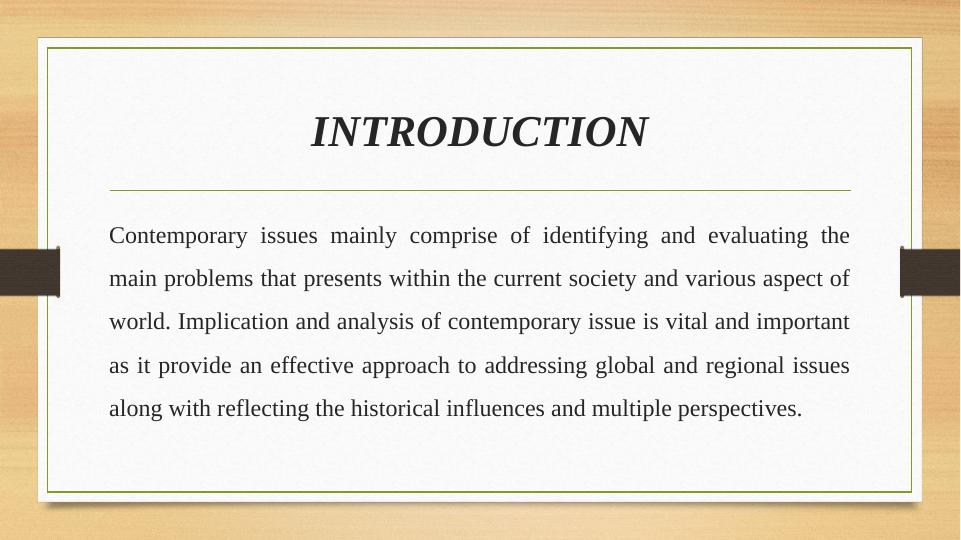 COVID-19: Addressing Contemporary Issues in Healthcare