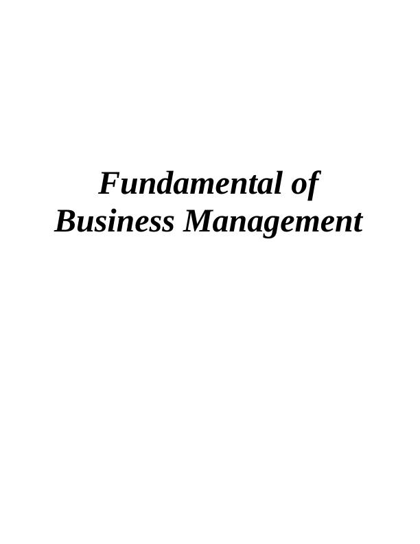 Fundamentals of Business Management: Customer Segmentation, Marketing ...