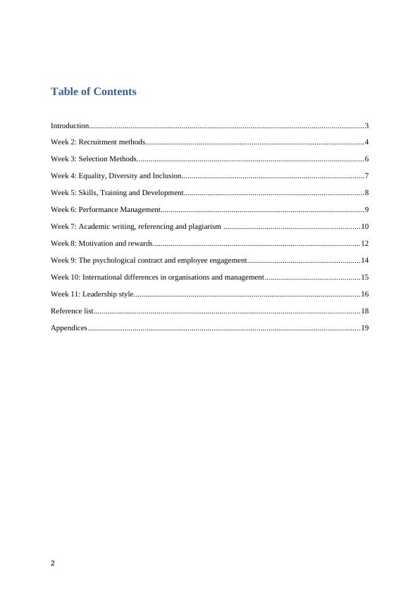 HR4052QA Workbook: Performance Management and Leadership