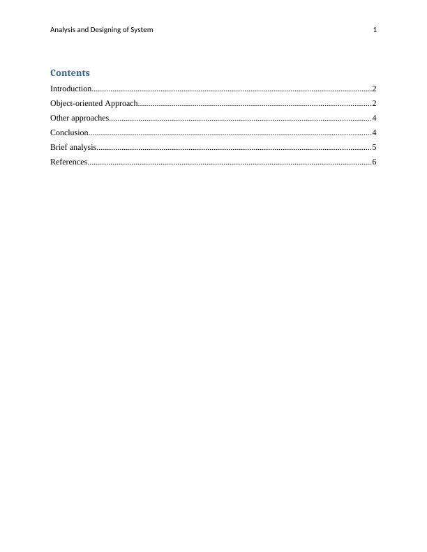 Object Oriented Approach For Software Development Desklib