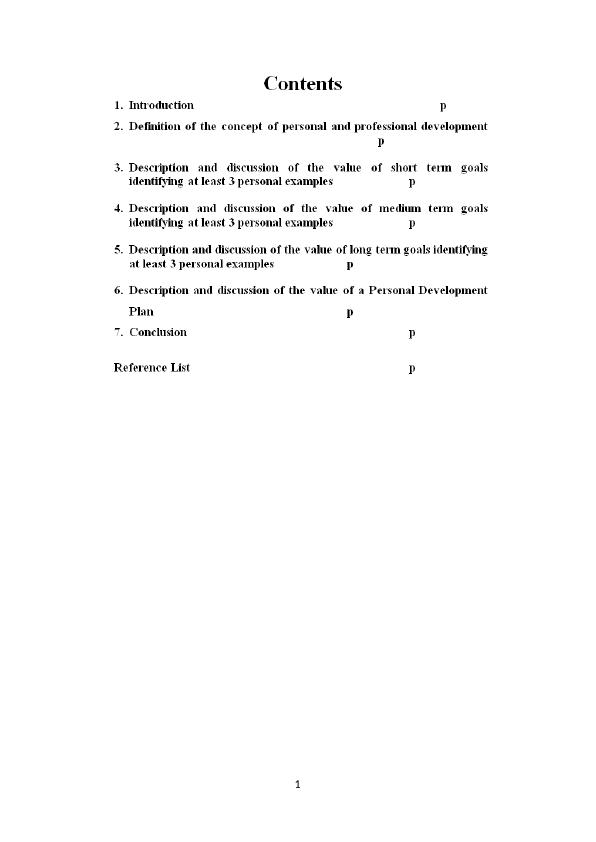 BSc Business Management: Personal Development Report BMP3001