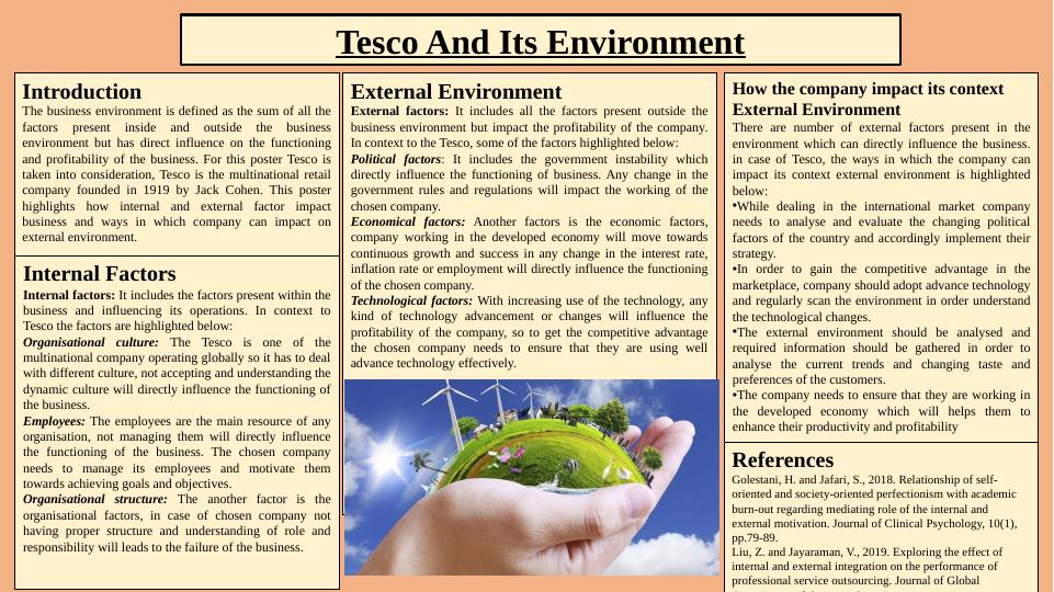 Tesco And Its Environment: Impact of Internal and External Factors on ...