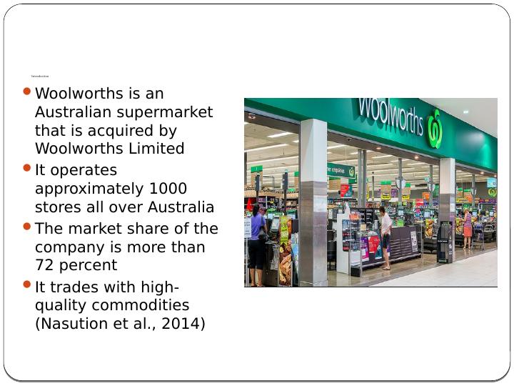 Customer Experience: Analysis of Woolworths Strategies
