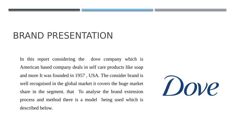 Dove Brand Extension Strategy & Marketing Principles