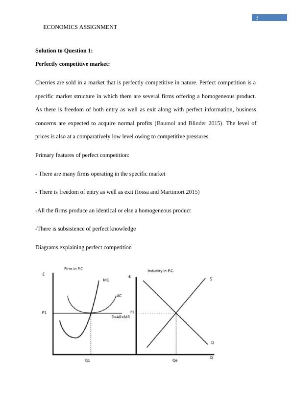 Economics Assignment with Solutions and Diagrams - Desklib