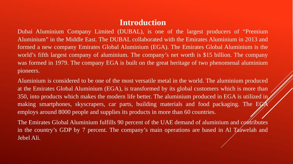 EGA's Strategic Approach to Operational Management