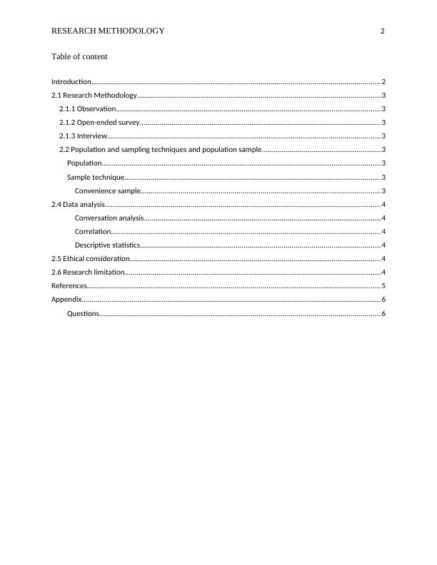 Hospitality Industry: Qualitative Research Methodology