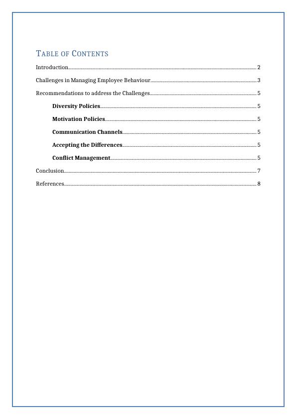 Strategies for Managing Employee Behaviour Effectively