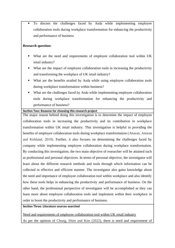 Research: Employee Collaboration Tools in UK Retail Industry